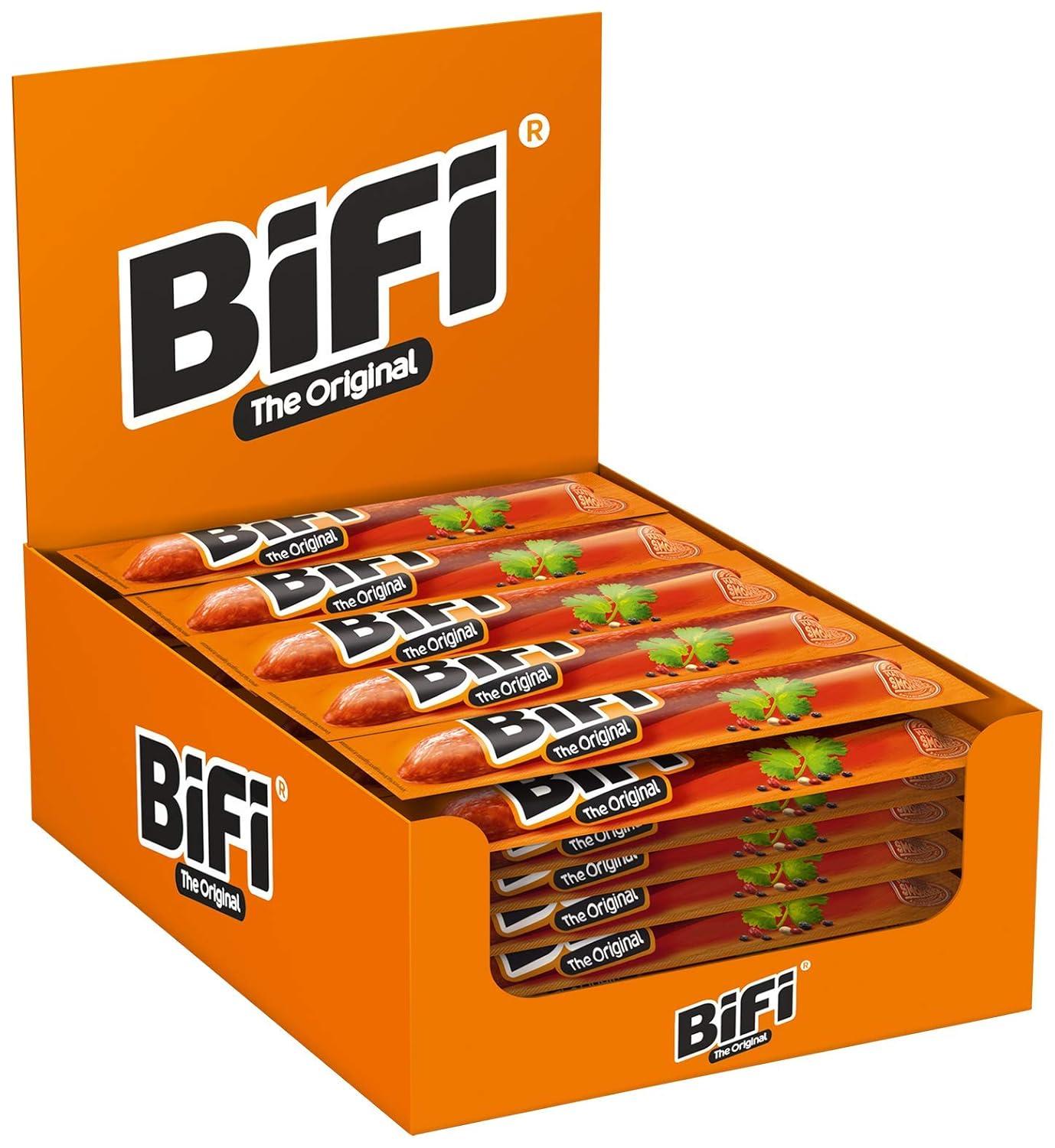 BIFI Original Salami Snack Bundle 40s Pack Of Hearty Smoked Mini BIFI Original Salami Snack Bundle 40s Pack Of Hearty Smoked Mini
