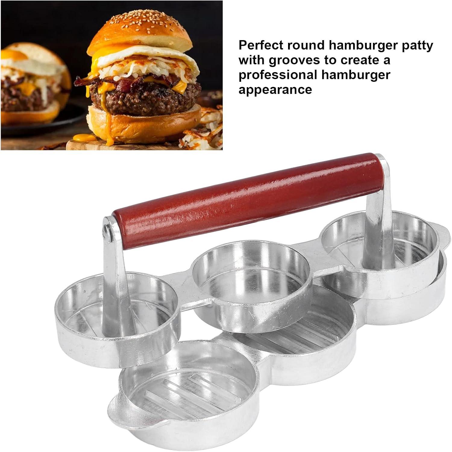 Mini Burger Press | Round Shape Hamburger Patty Maker for BBQ & Picnic ...