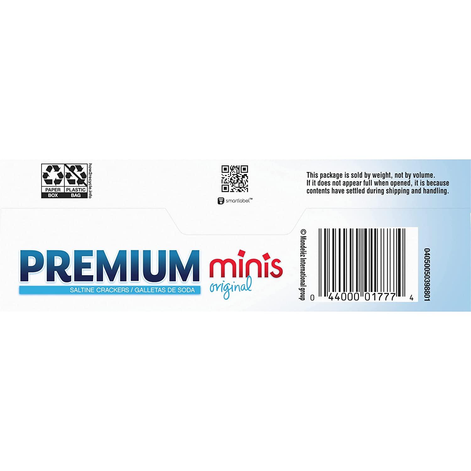 Premium Original Mini Saltine Crackers - 11 oz | High-Quality Snack ...