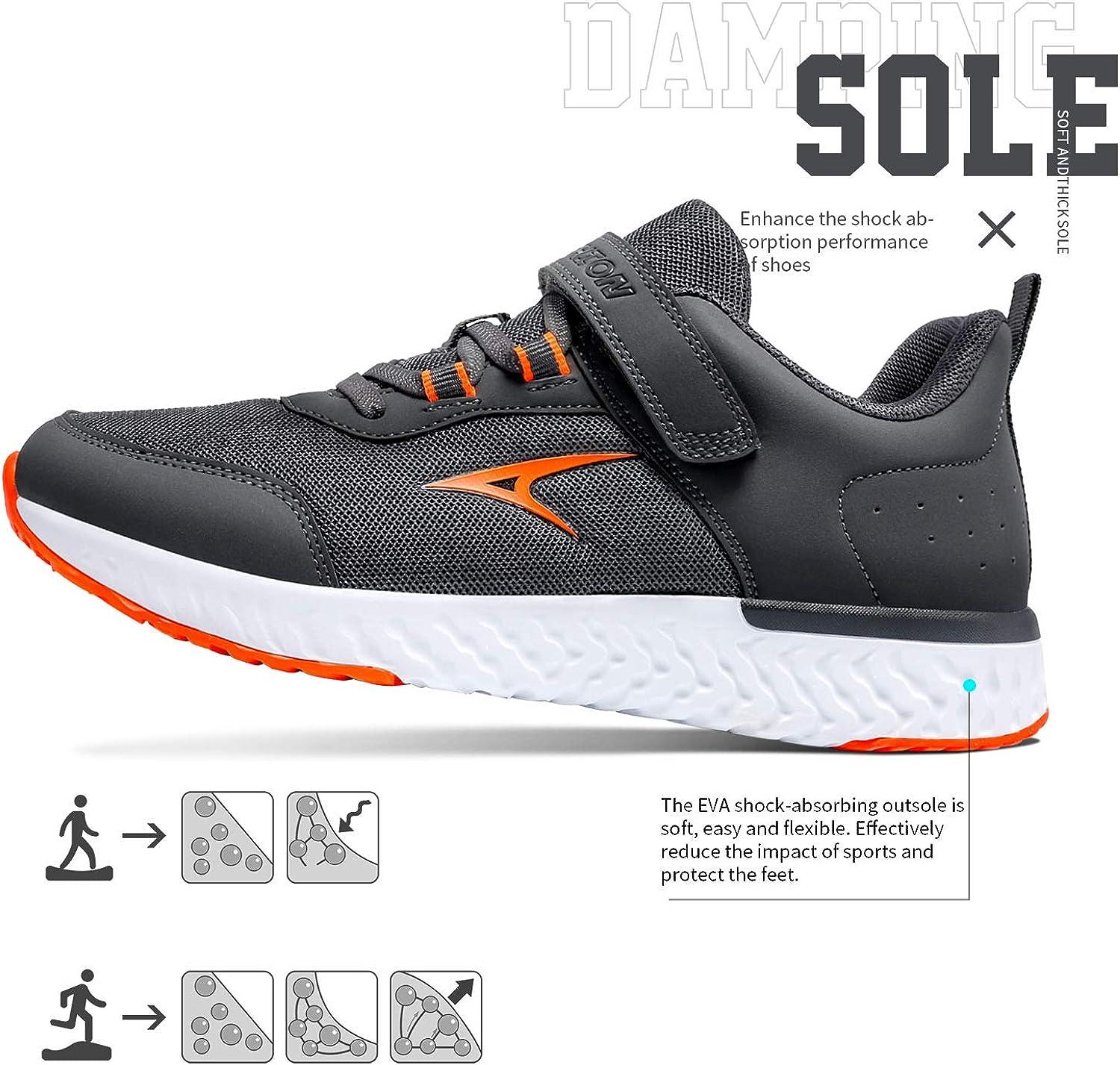 ASHION Kids Air Sneakers - Arch Support, Lightweight Sport Shoes for ...