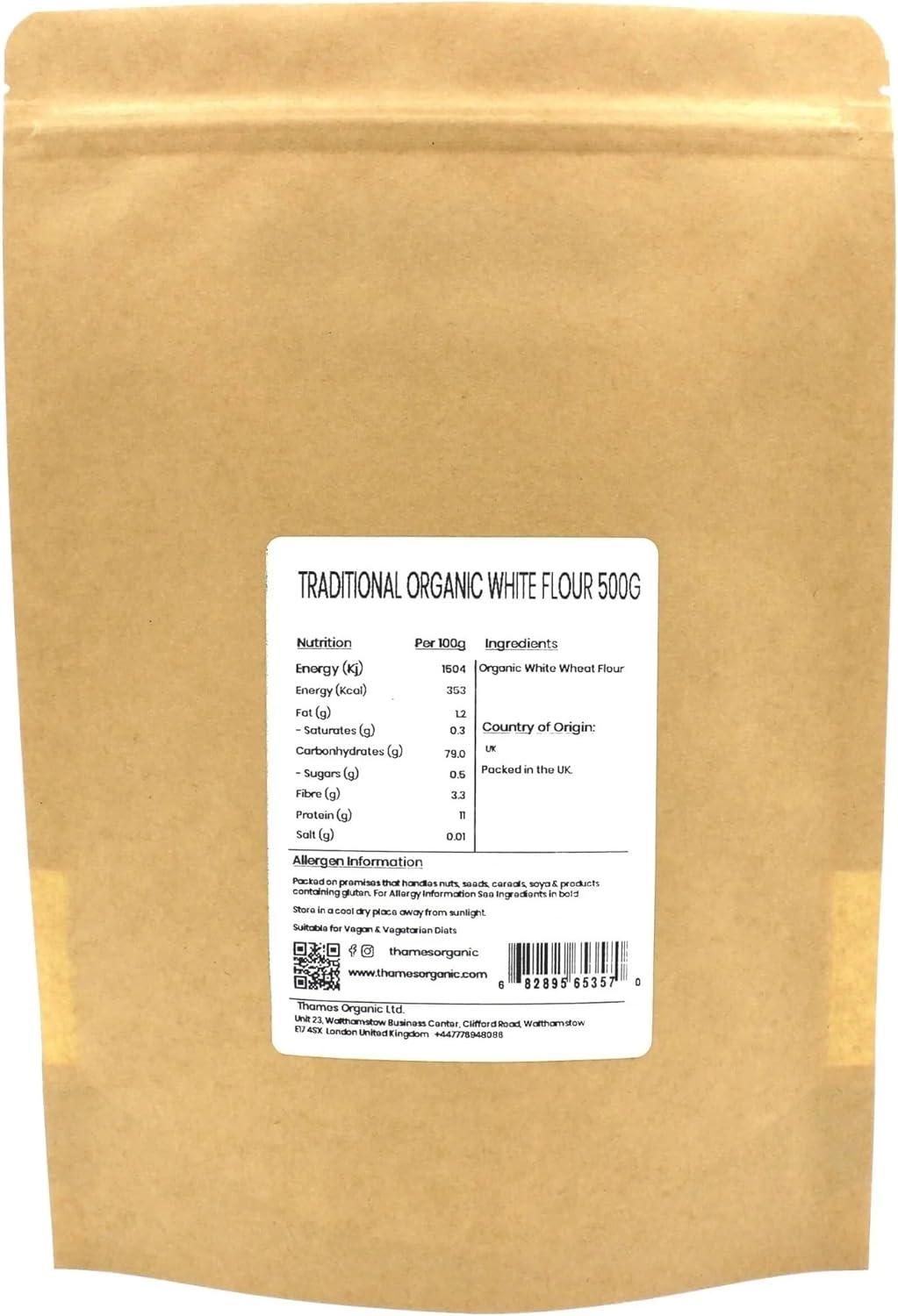 Traditional Organic White Flour-Certified Organic Non-GMO Vegan No ...