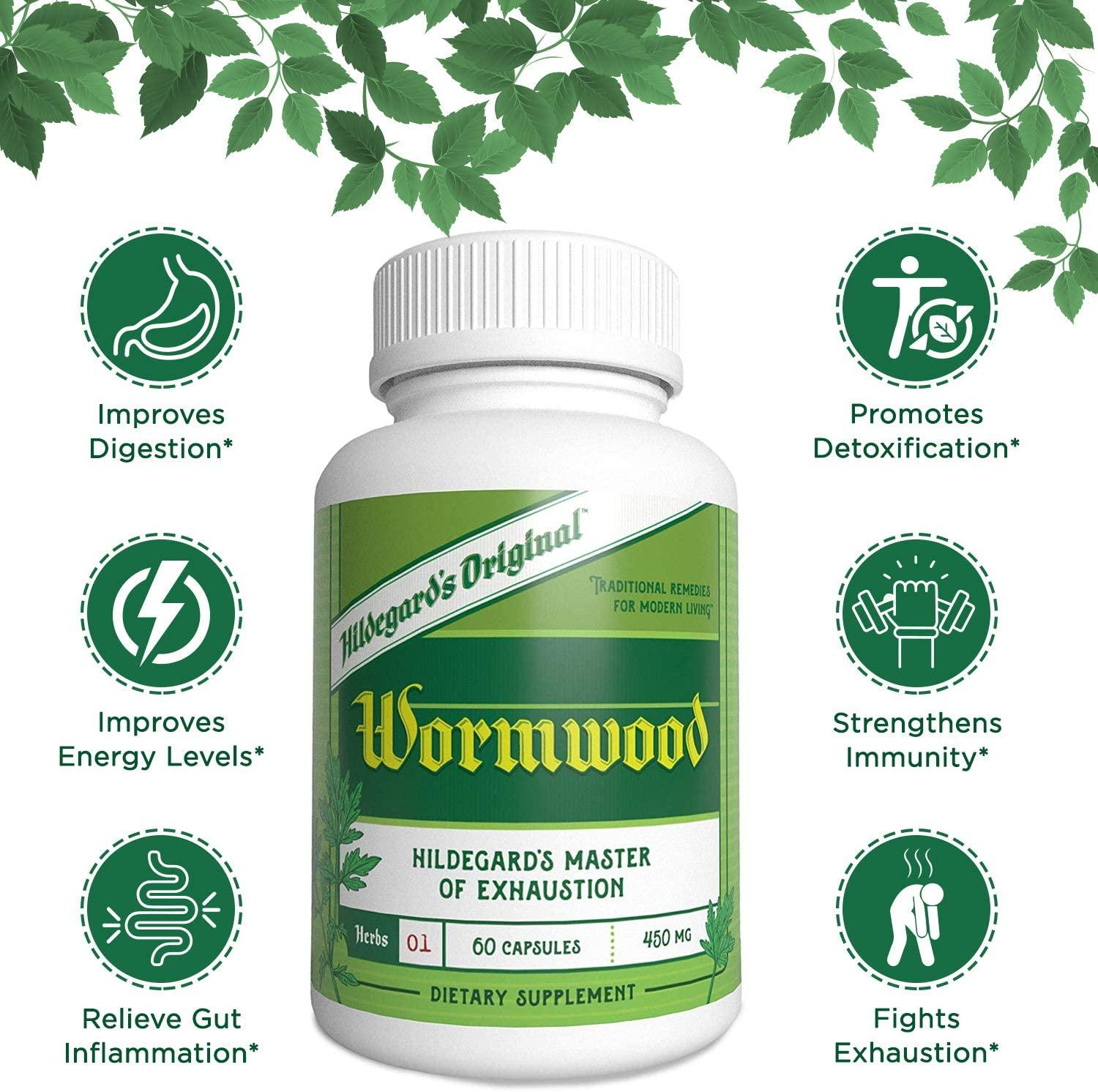 Wormwood & Artemisinin Intestinal Cleanse Supplement for Immune ...