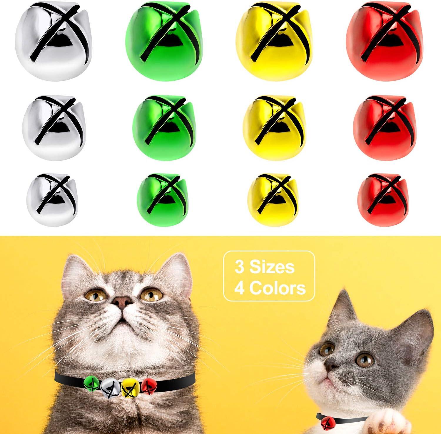 200 Piece Colorful Jingle Bells for Crafts - Small Christmas Decorative ...