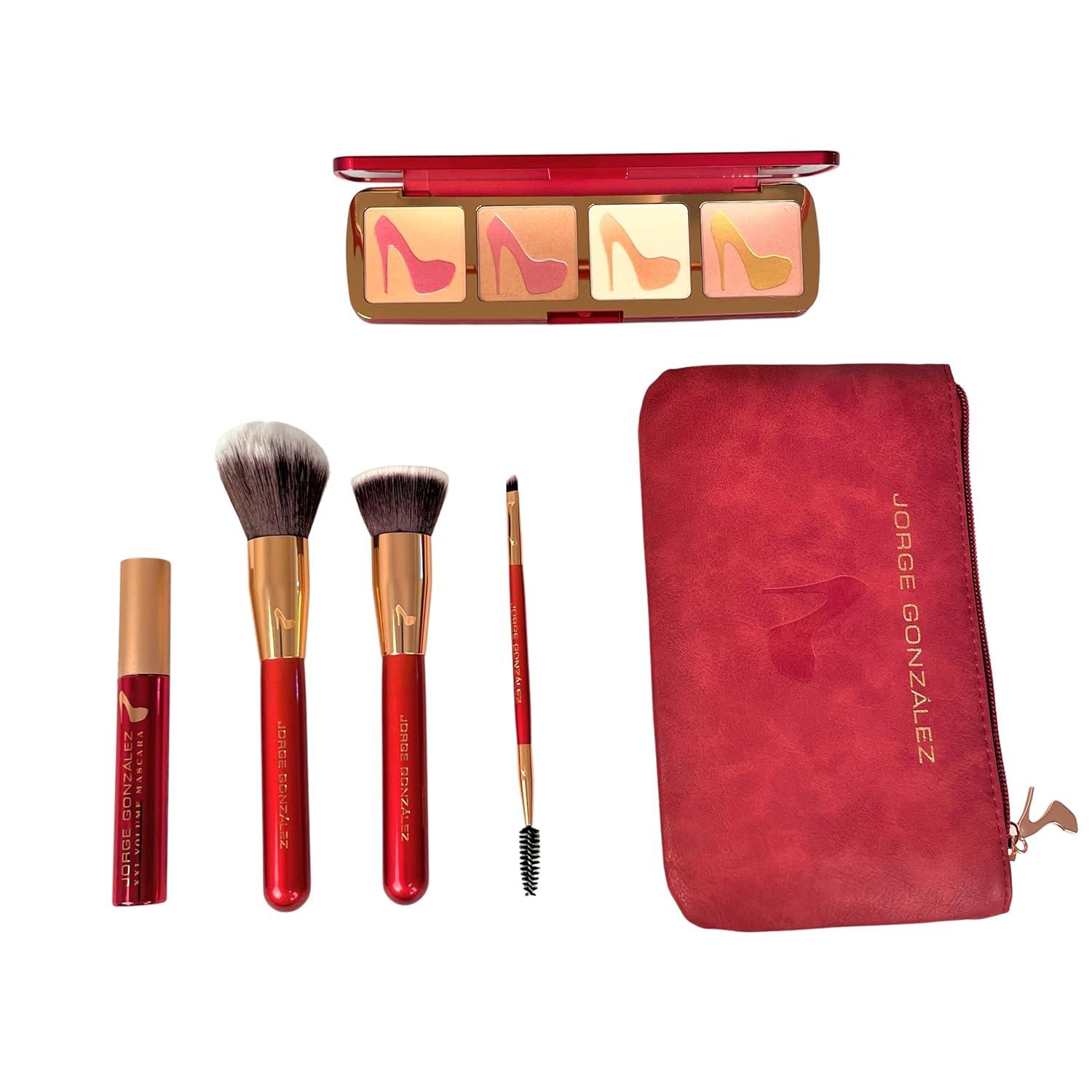 JORGE GONZALEZ Beauty Set | Highlighter Palette Makeup Brush Mascara ...