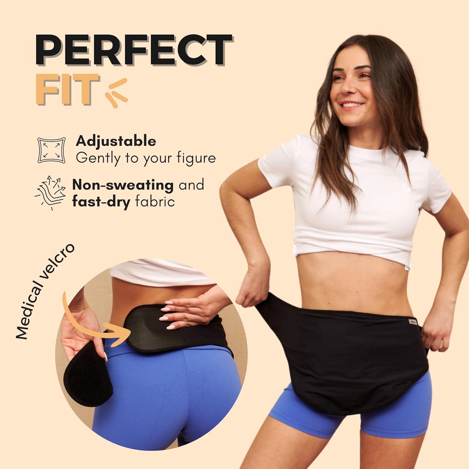 SIIL Ostomy belt for Men & Women Black. These Ostomy bag covers Acts as ...