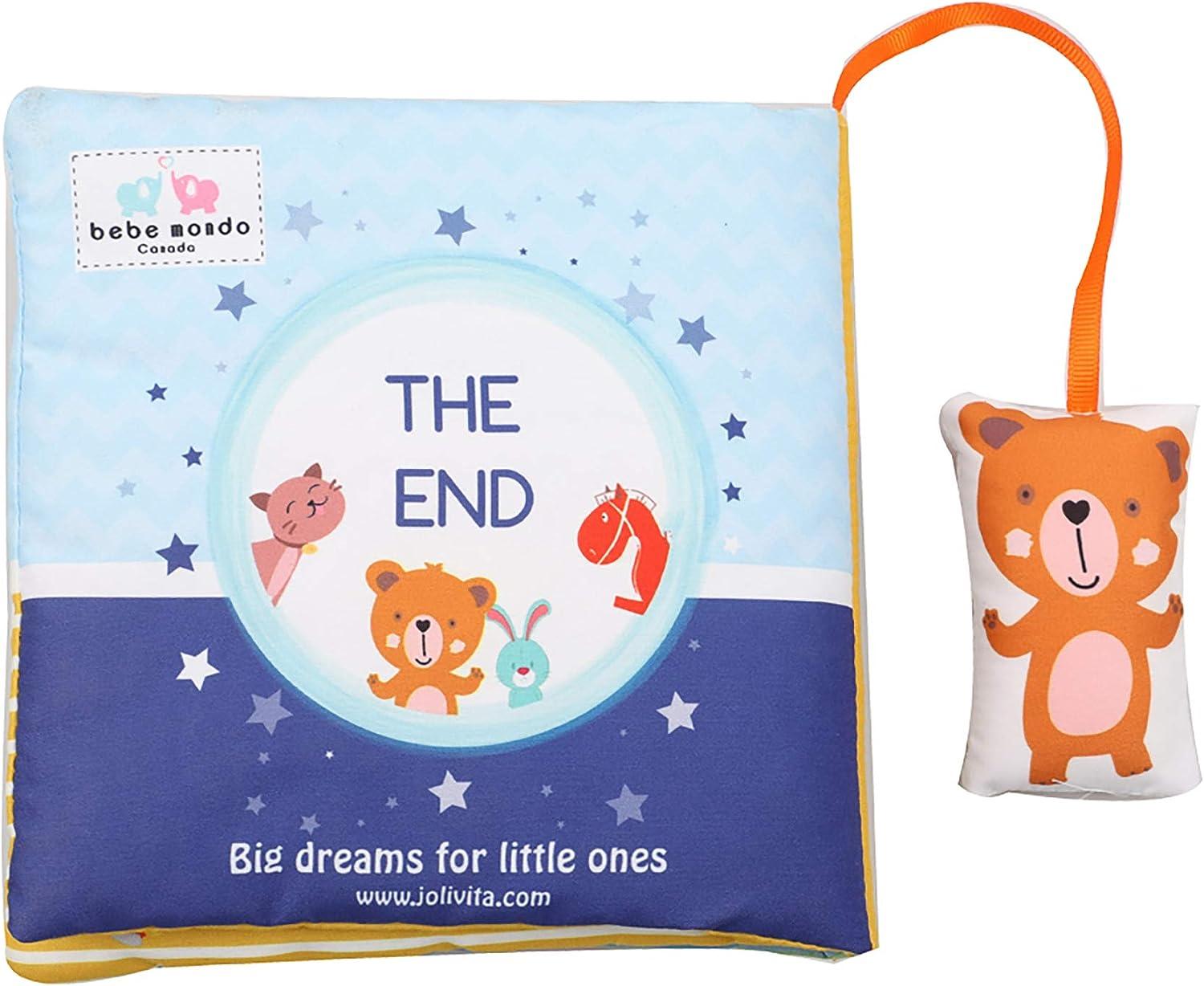 Goodnight Teddy Soft Baby Book - Interactive Developmental Cloth Toy ...