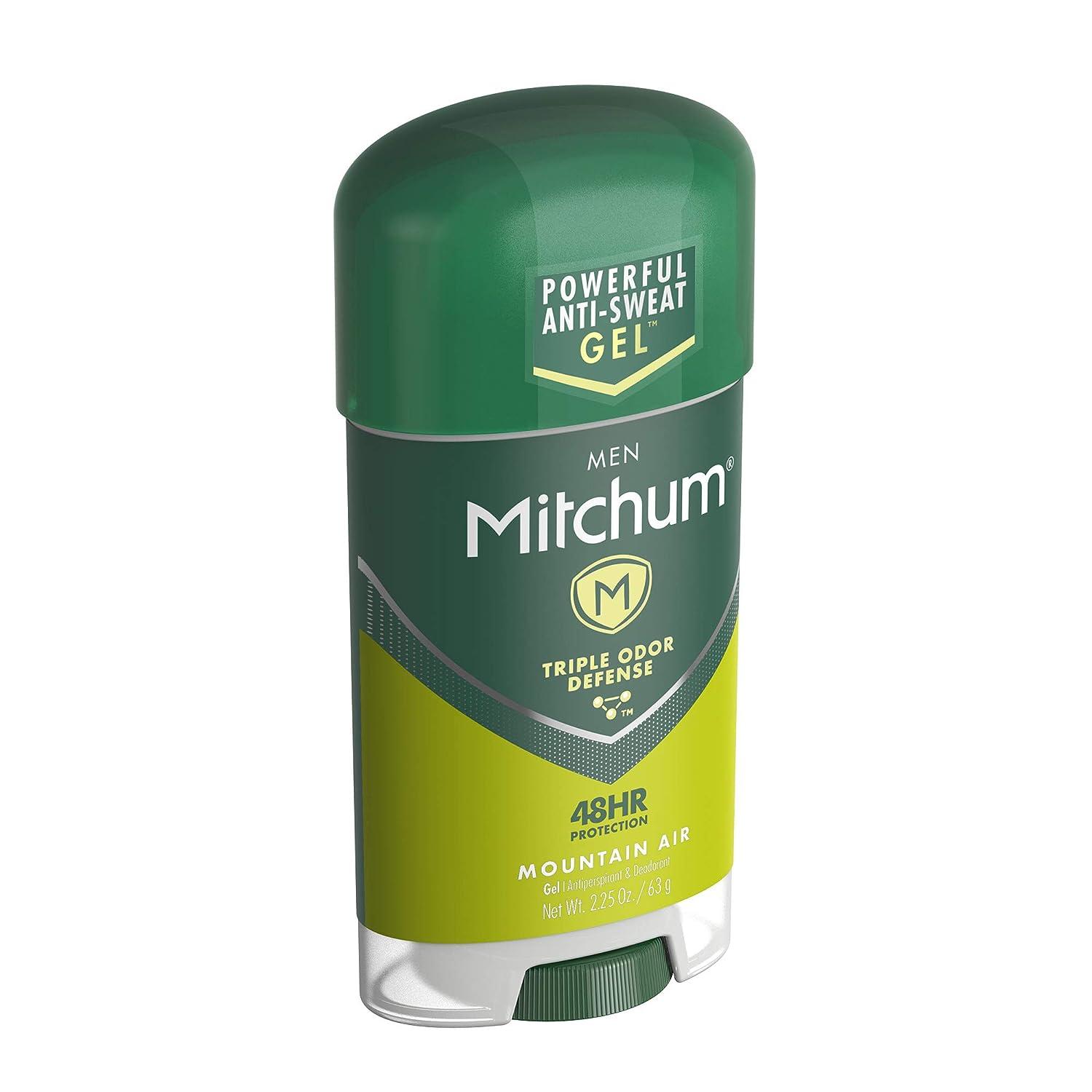 Mitchum Men's Antiperspirant Deodorant Stick, Triple Odor Defense Gel ...