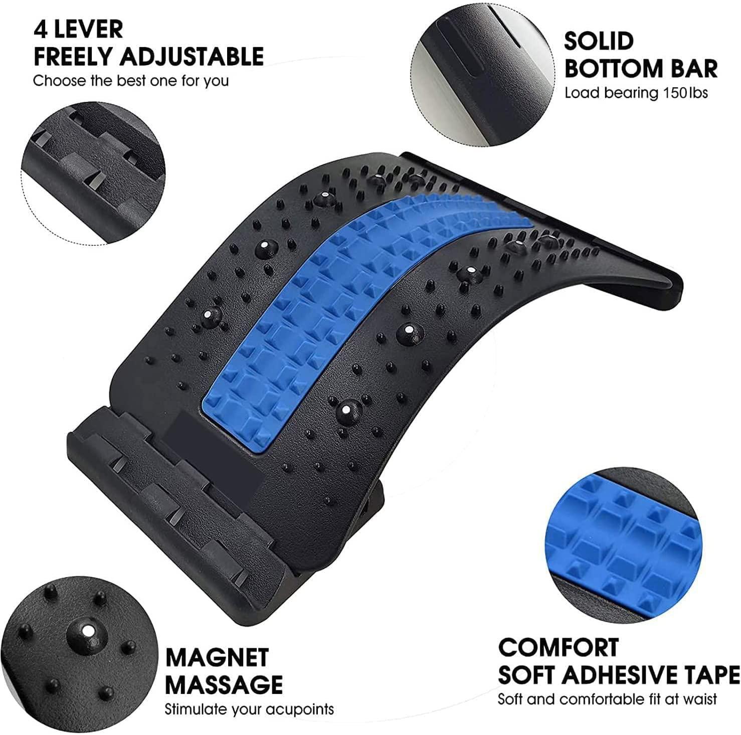 Spine Deck Back Stretcher for Lower Back - 4-Level Back Cracker in ...