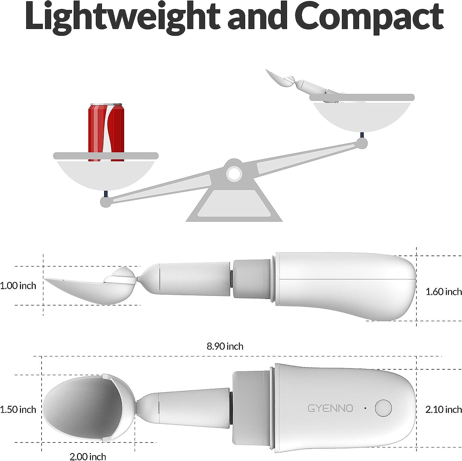 GYENNO Parkinson Spoon - Adaptive Utensil with Active Tremor Assist ...