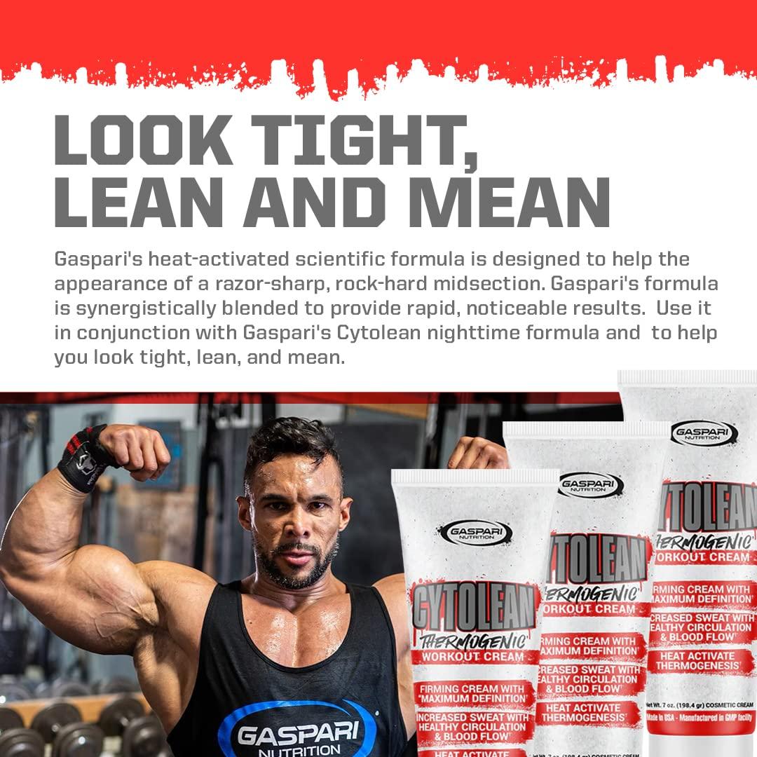Gaspari Nutrition Cytolean Cream - Maximum Definition Firming Workout ...