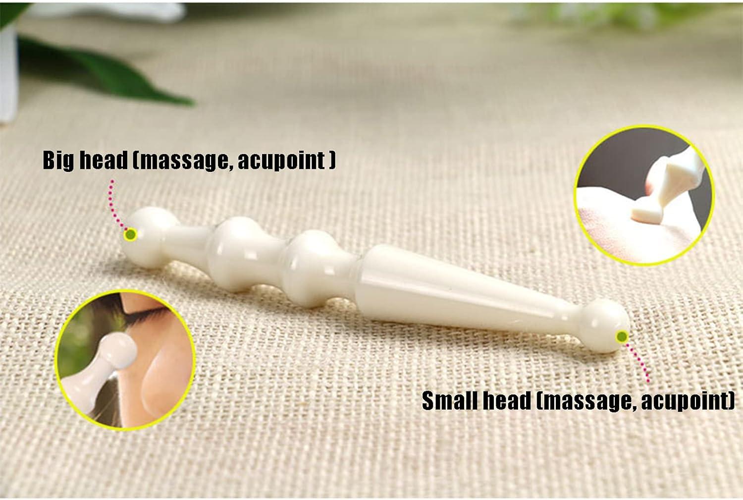 Deep Tissue Massage Stick - Acupressure & Gua Sha for Feet Hands and ...