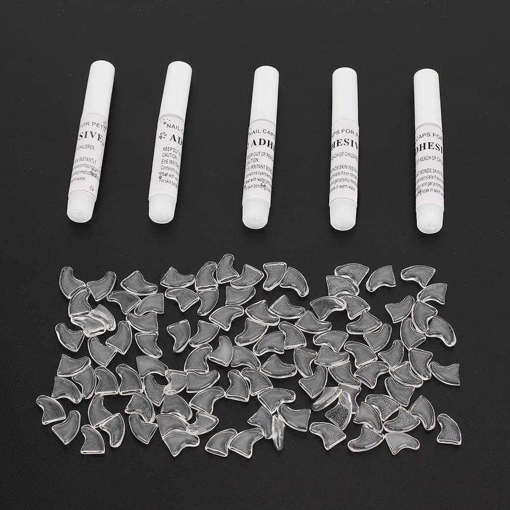 Biitfuu 100pcs Cat Claw Caps - Soft Claw Covers & Protectors with ...