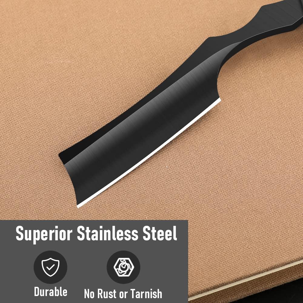 Professional Straight Razor with Leather Strop - Premium Stainless ...