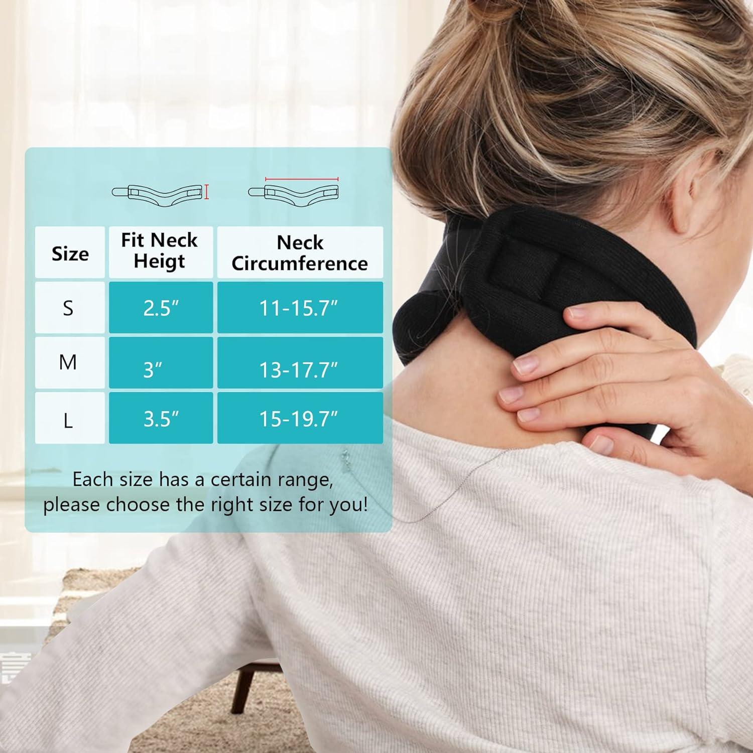 RESTCLOUD Neck Brace for Neck Pain Relief Cervical Collar for Sleeping ...
