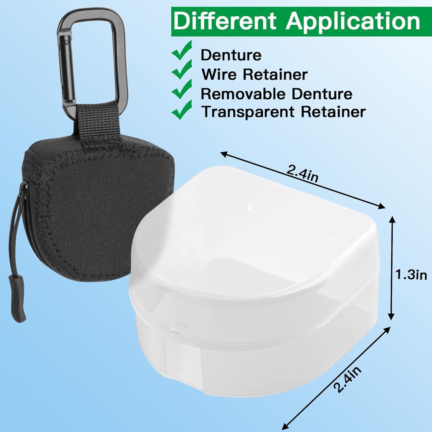 Xxerciz Retainer Case - Clear Solid Orthodontic Aligner Mouth Guard ...