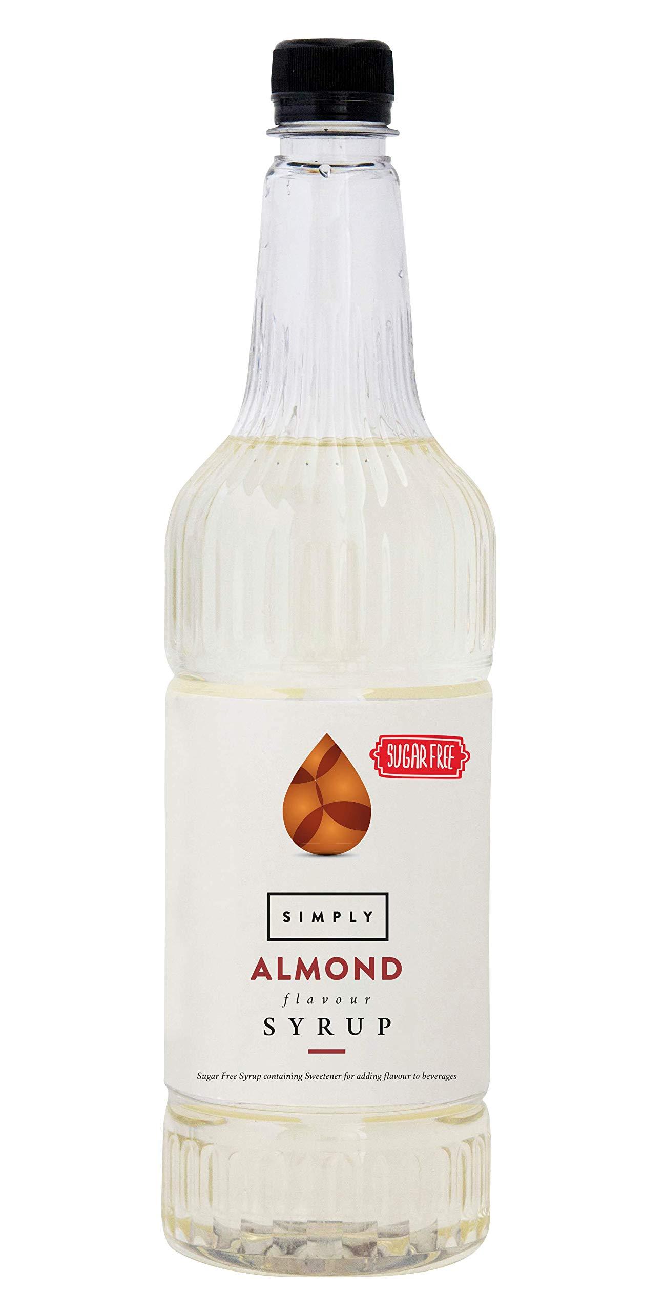 Simply Sugar Free Almond Syrup - Low Calorie Vegan, Nut Free Flavored ...