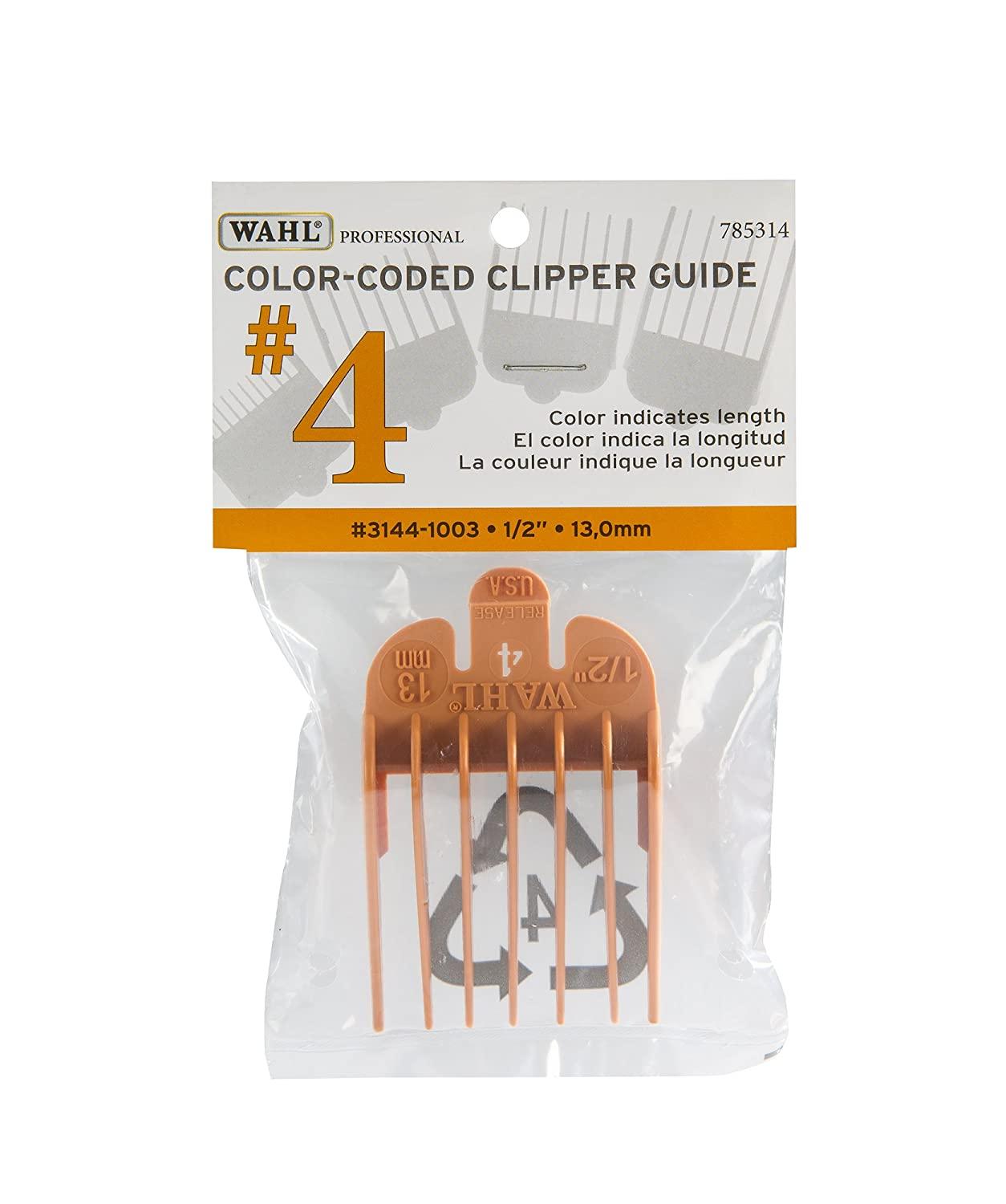 Wahl Professional 4 Color Coded Guide Comb Attachment 12 (13 mm) - 3144 ...