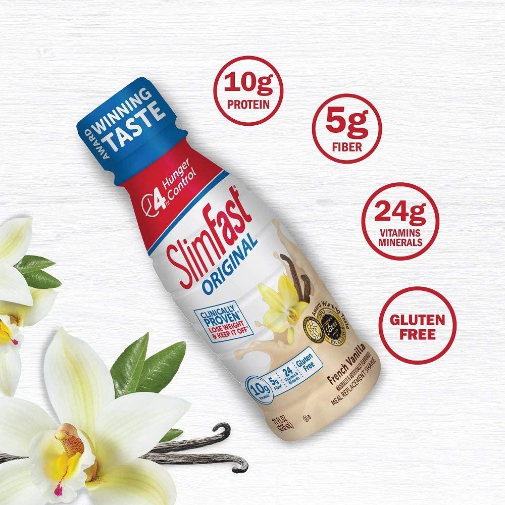 SlimFast Original French Vanilla Meal Replacement Shake - 20 Count ...