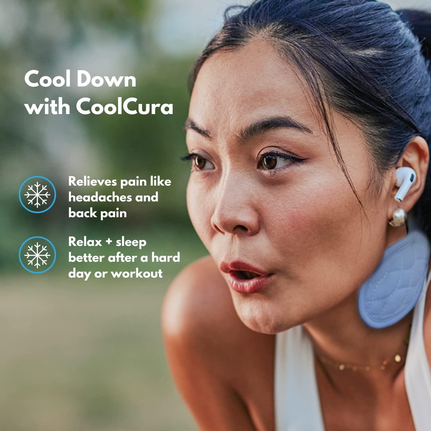 CoolCura Wearable Stress Relief Device - Ice Therapy for Anxiety & Pain ...
