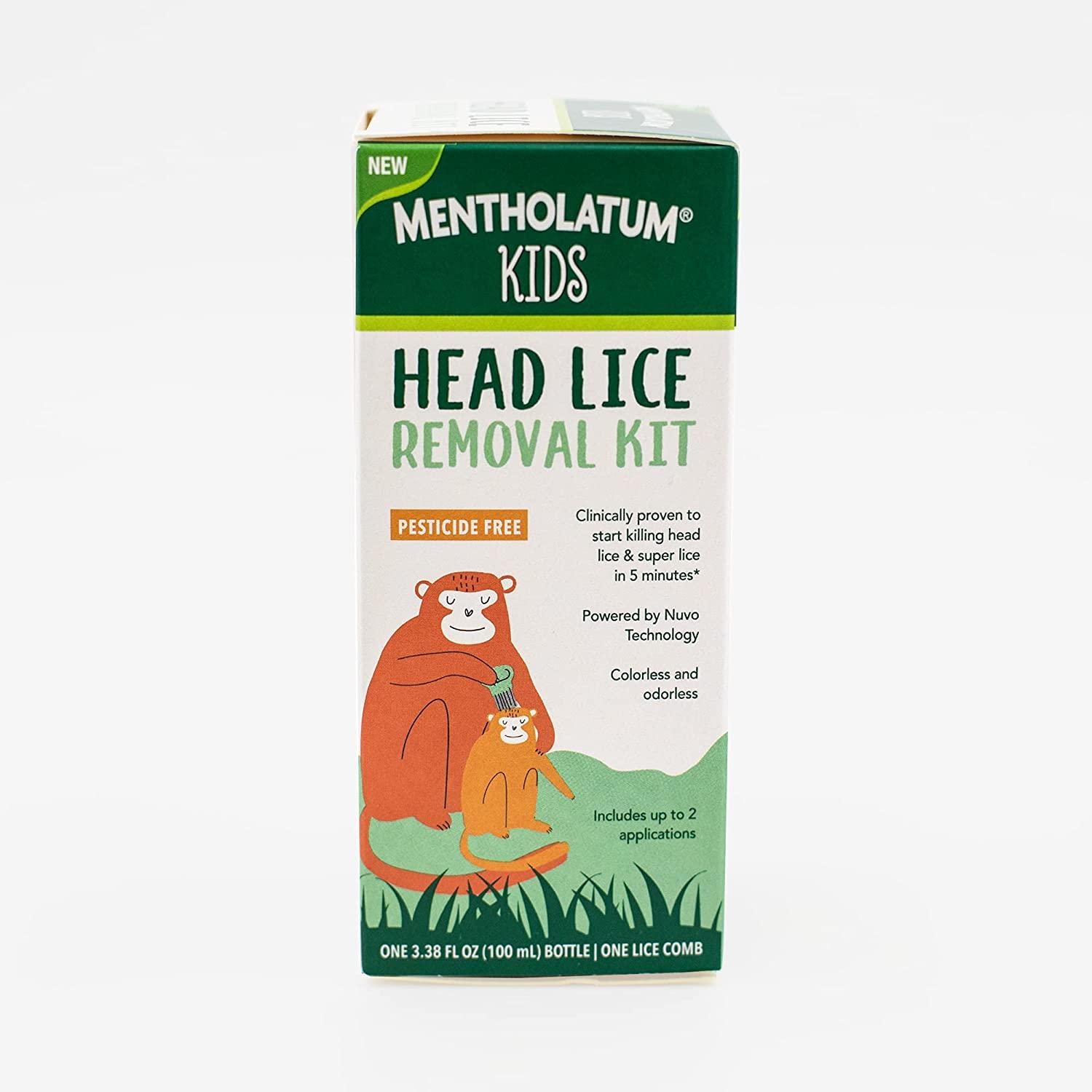 Mentholatum Kids Head Lice Removal Kit - Effective and Safe Solution ...