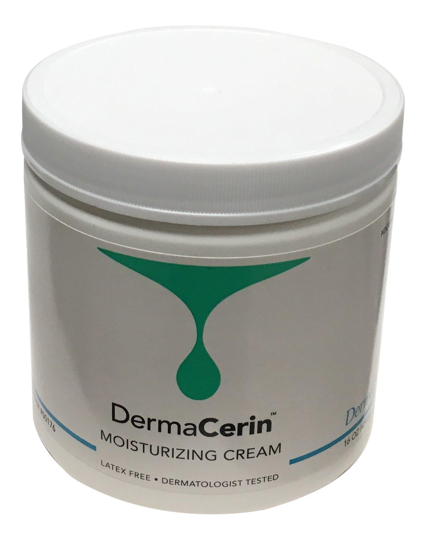 Dermacerin Moisturizing Cream 16 Oz for Intensive Moisture Therapy ...