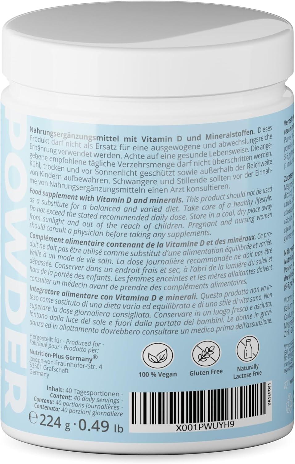 High-Dose Vegan Acid Base Powder - Citrate-Based Lactose-Free with ...