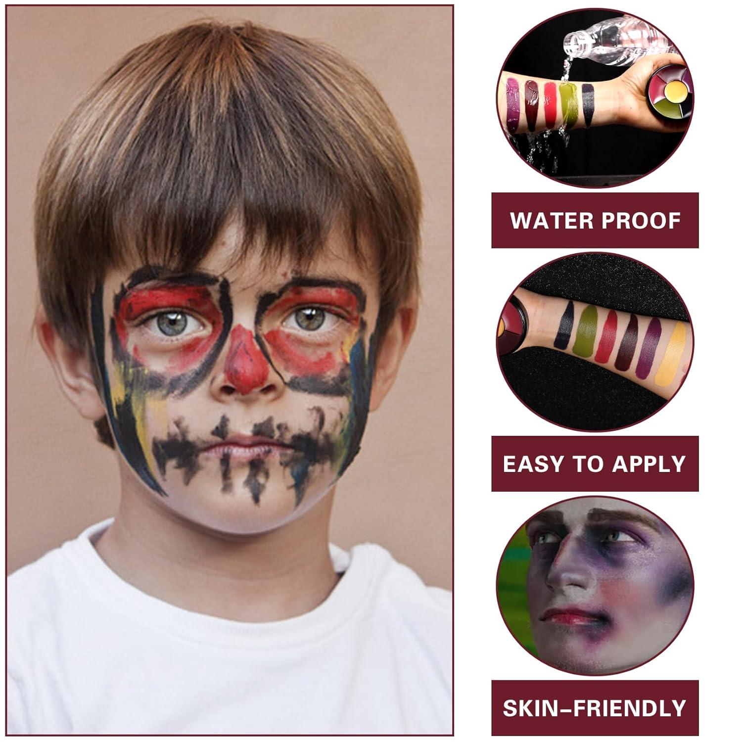 6 Colors Bruise Wheel Kit - Professional Halloween Special Effects ...