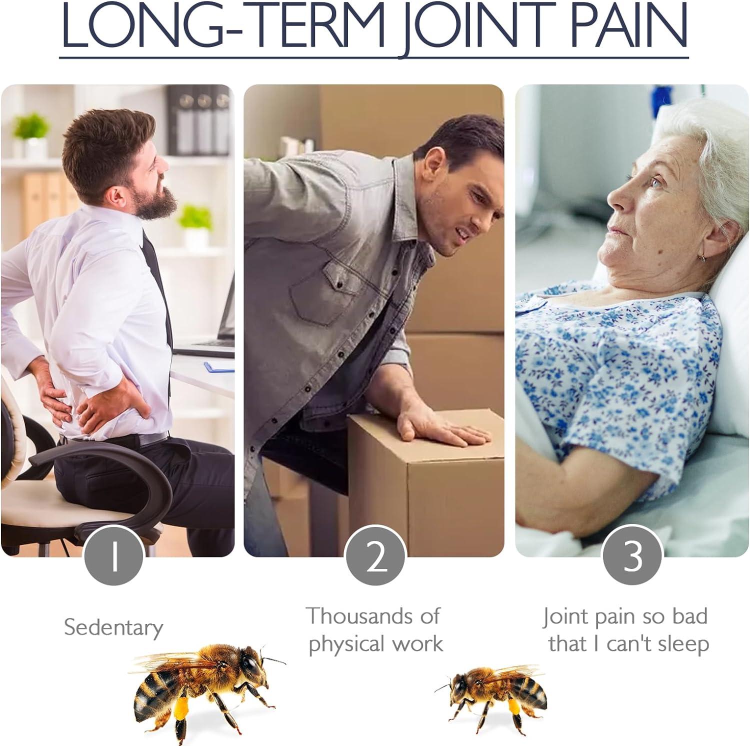 Bee Venom Cream & Beeergift Pain Relief - 60g Advanced New Zealand Gel ...