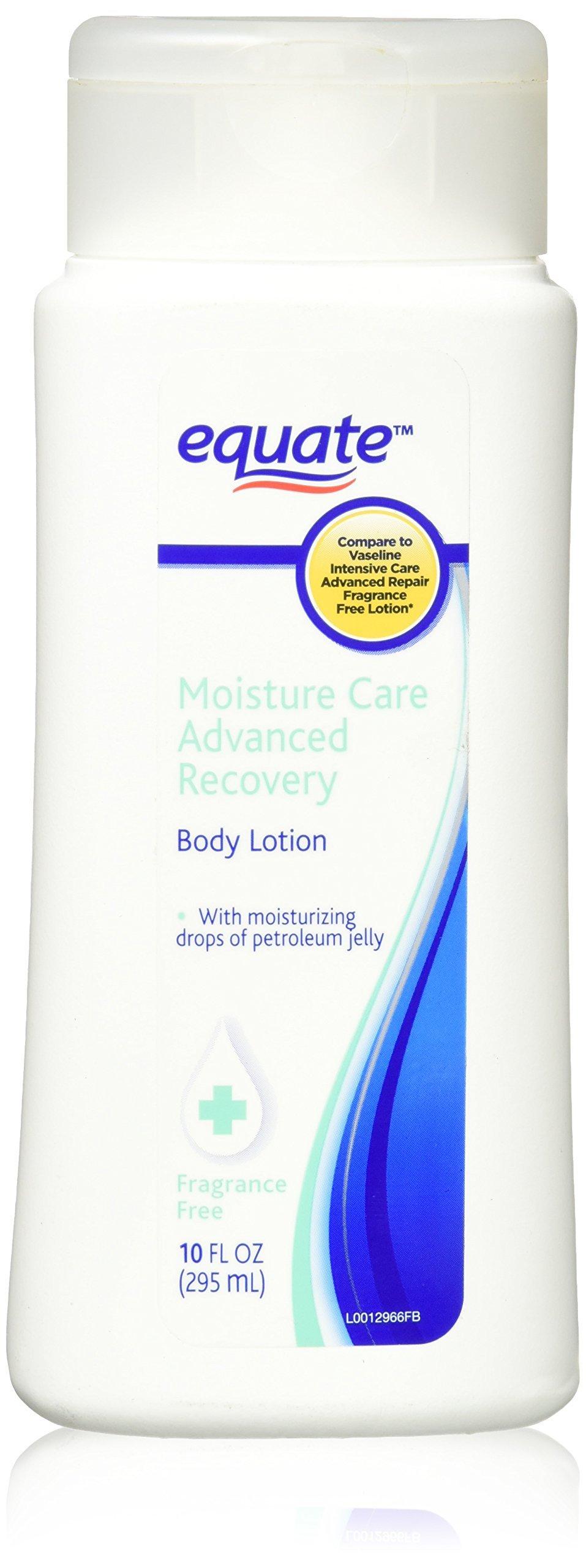 Equate Advanced Recovery Skin Care Lotion 10oz | Vaseline Intensive ...