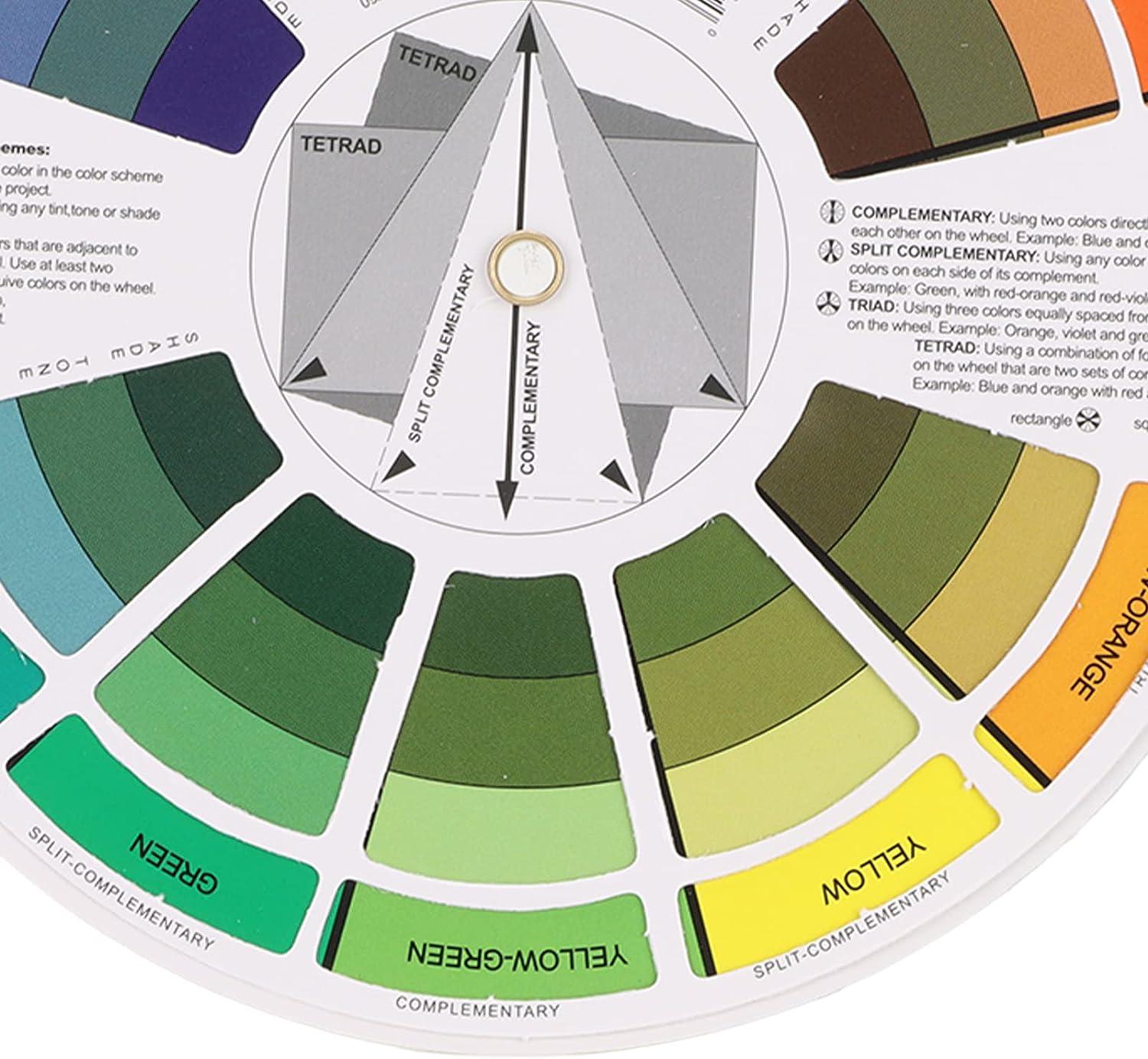 Color Wheel Mixing Guide for Paint and Makeup - Small Size | Buy Now ...