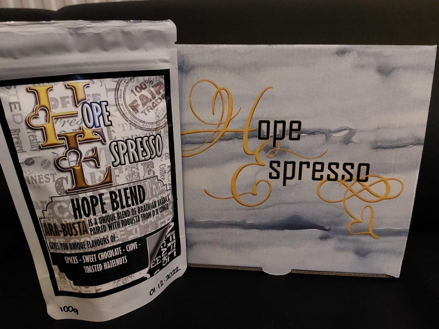 HOPE ESPRESSO ARABUSTA HOPE BLEND (ROBUSTA & ARABICA) COFFEE BEANS (250 ...
