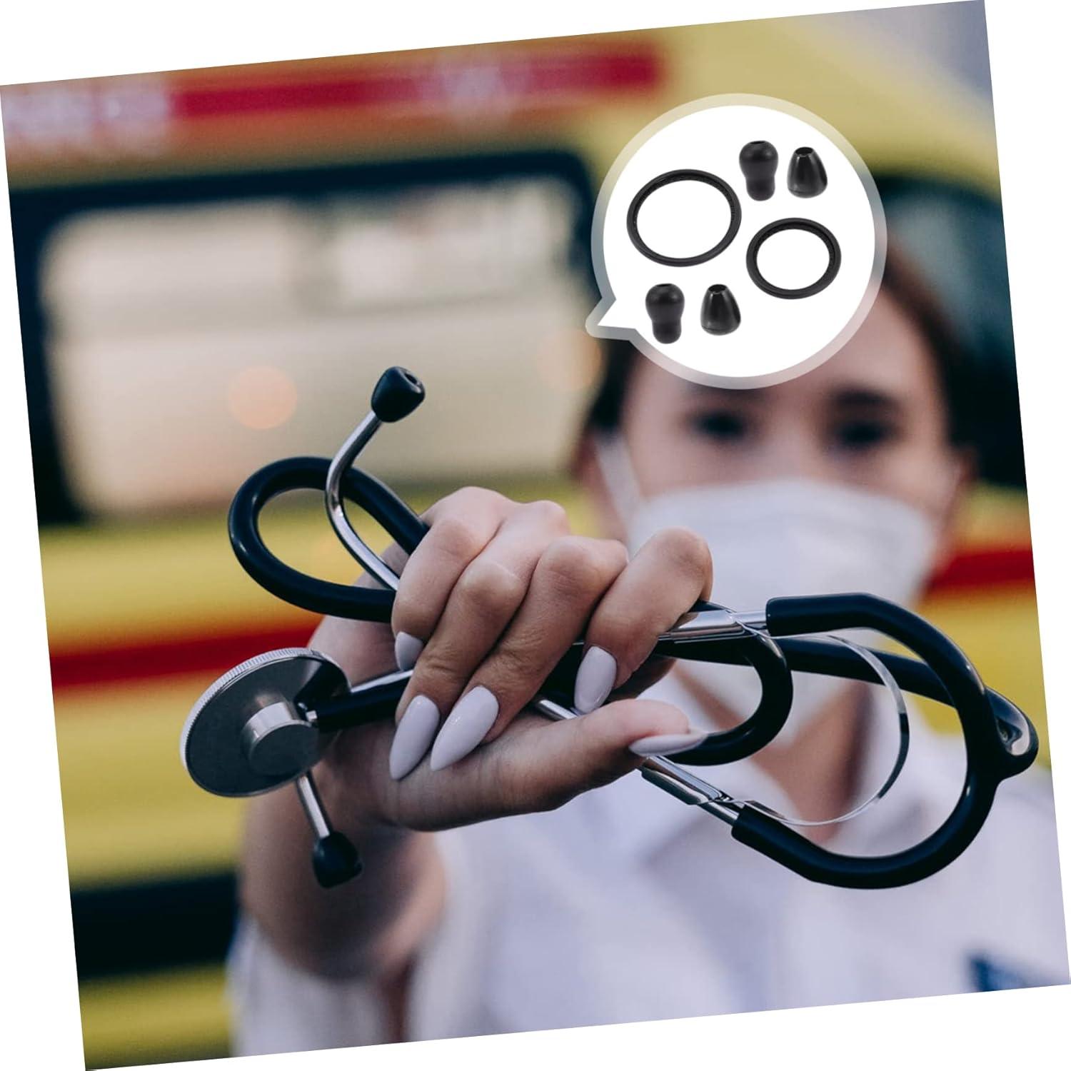 5 Sets Stethoscope Accessory Kit | Ear Tips Bell Cover & Diaphragm for ...