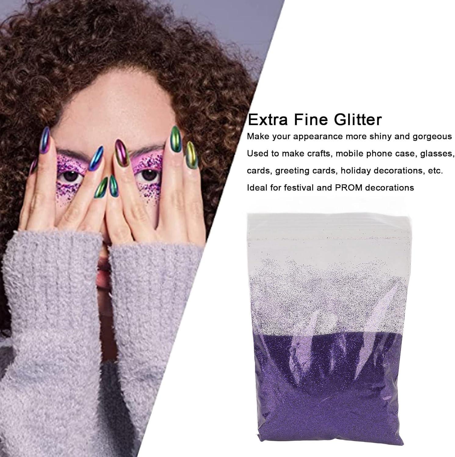 Buy Extra Fine Holographic Glitter 50g - Ultra Fine Makeup Sparkle for ...