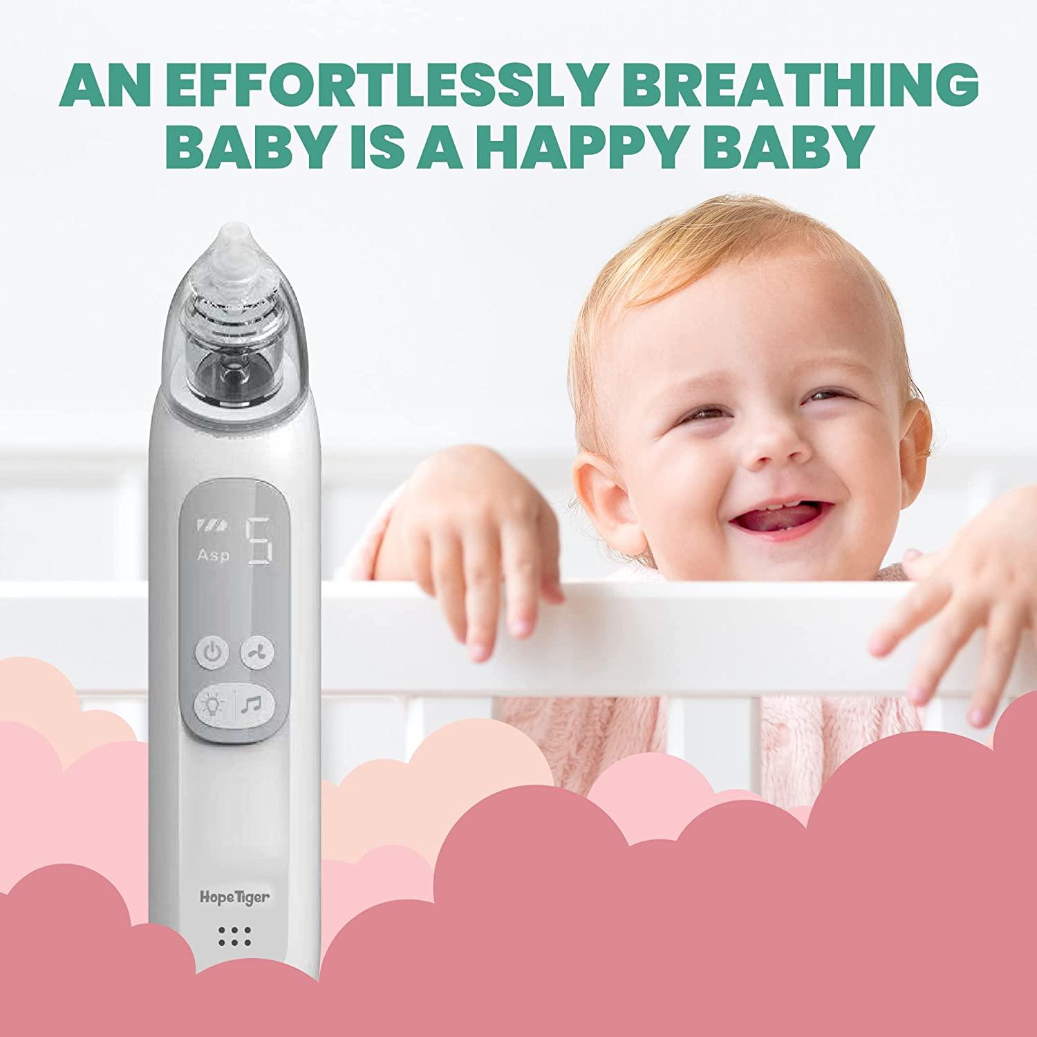 Rechargeable Baby Nasal Aspirator â€“ Electric Nose & Mucus Sucker for ...