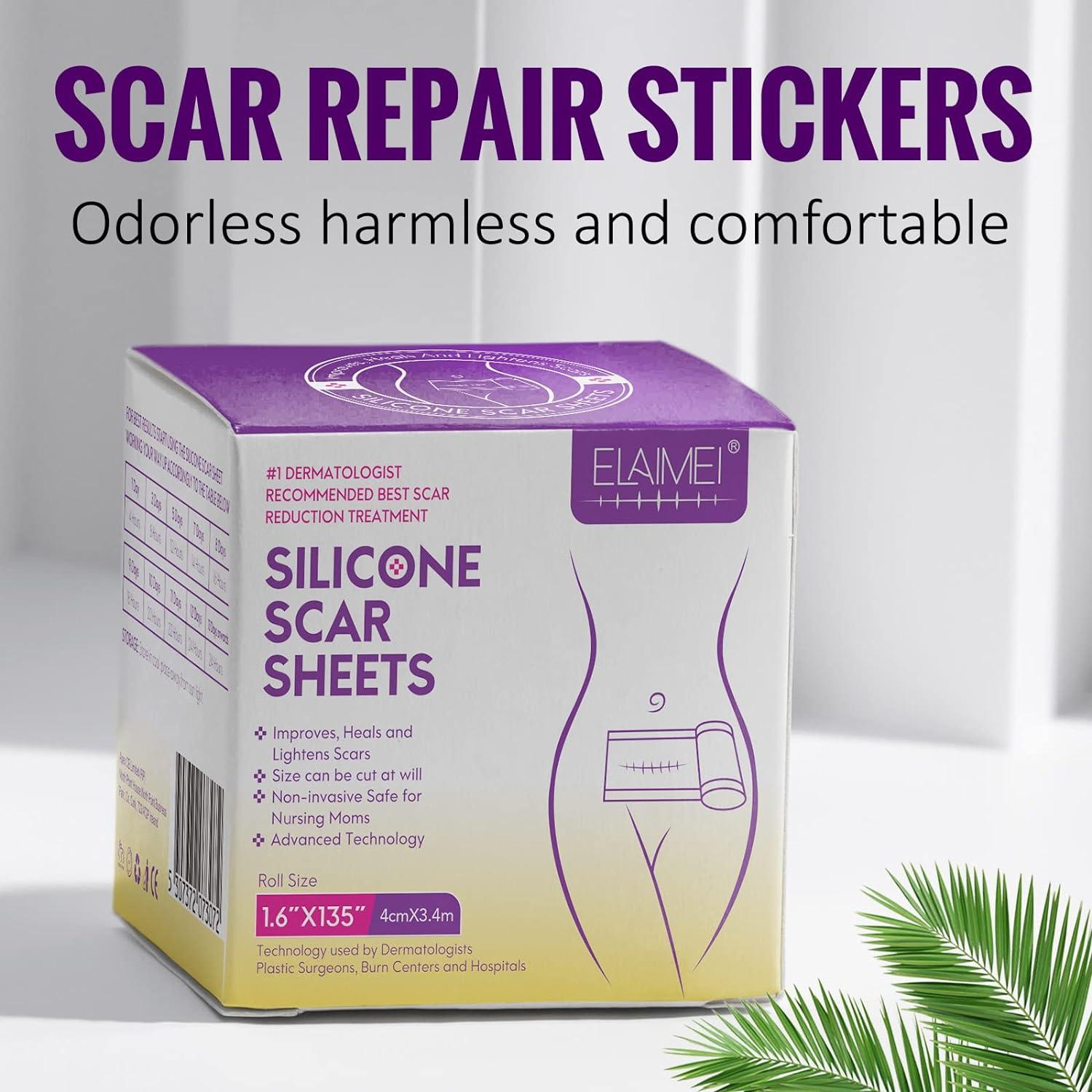 Medical Silicone Scar Tape Roll - 1.6 x 135 inch - Professional Nursing ...