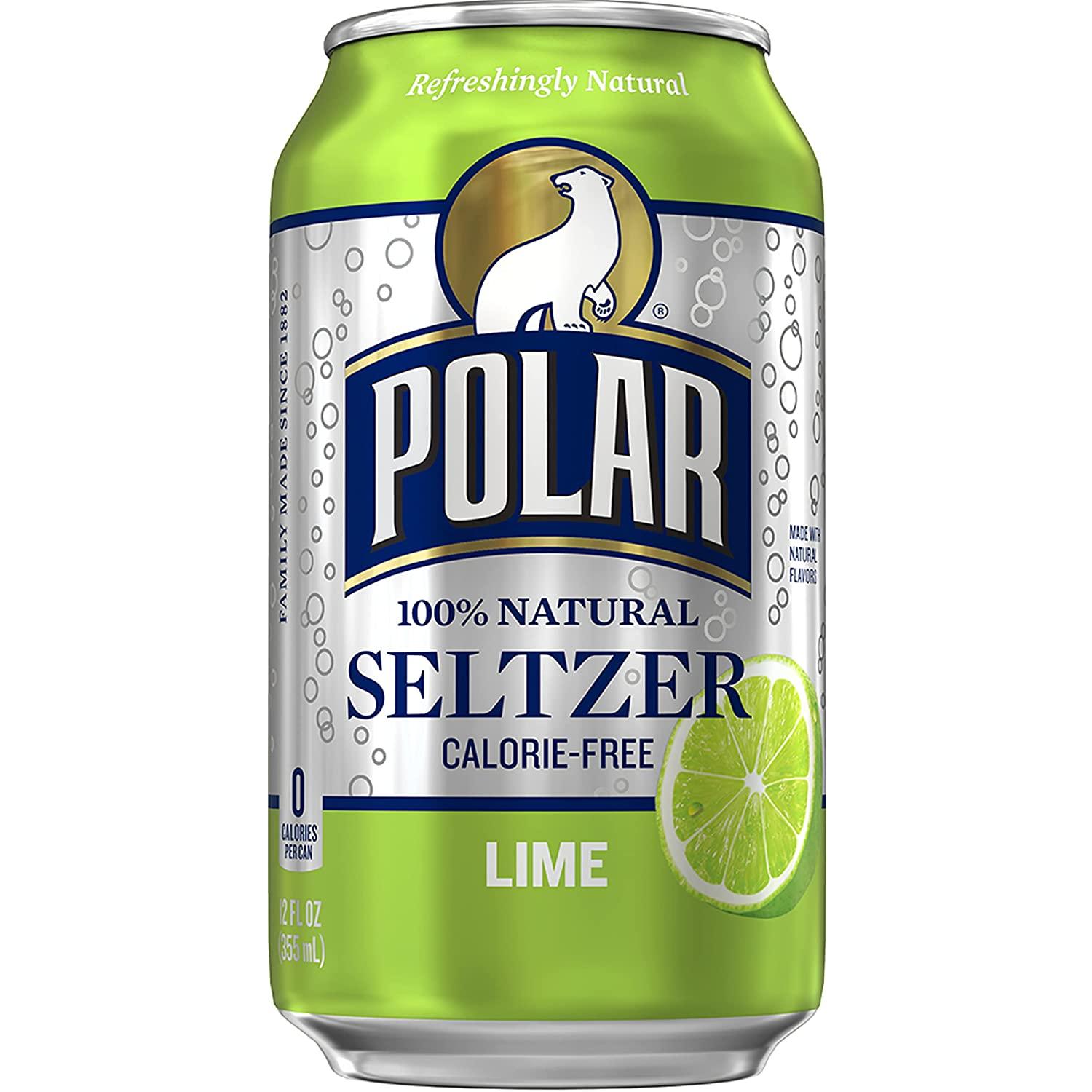 Polar Lime Seltzer Water - 12 fl oz Cans (12 Pack) | Buy Now with ...