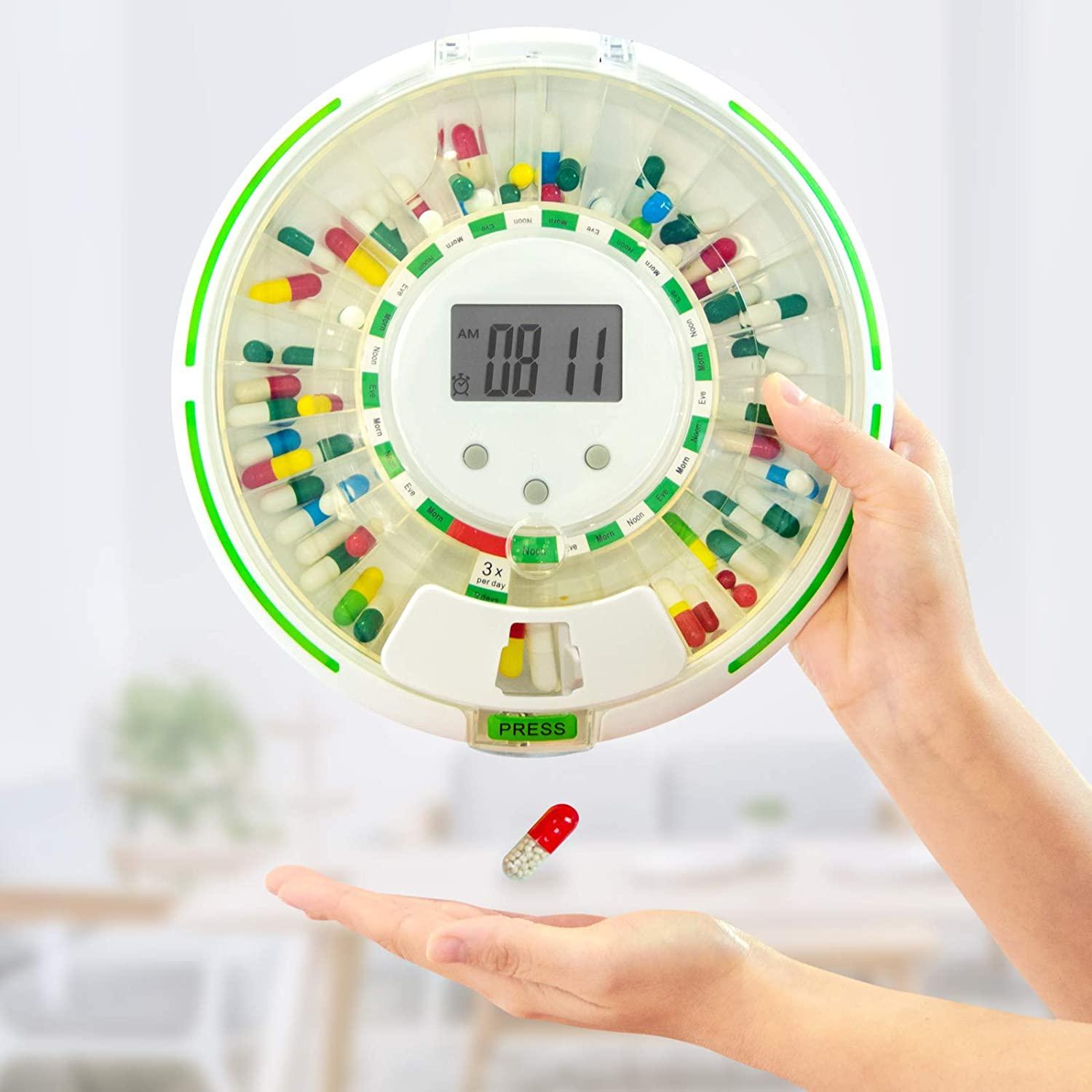 Pointells Automated Pill Dispenser – 28-Day Electronic Medication ...