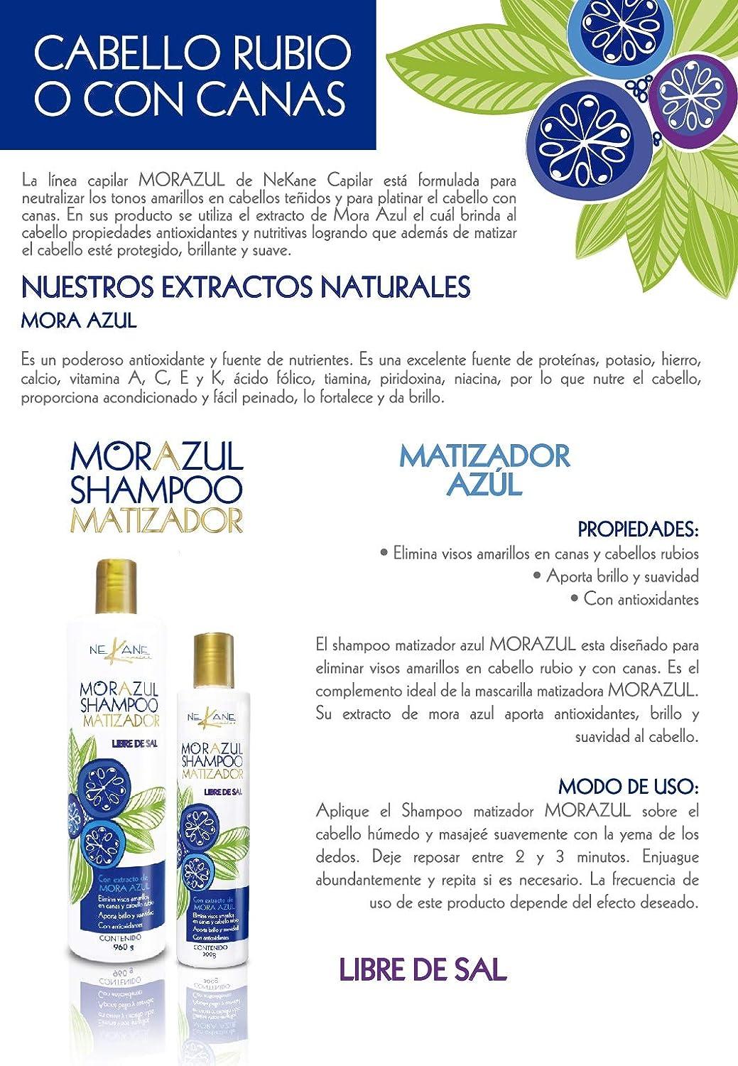 Morazul Matizador Shampoo - Neutralize Brassiness and Enhance Hair ...