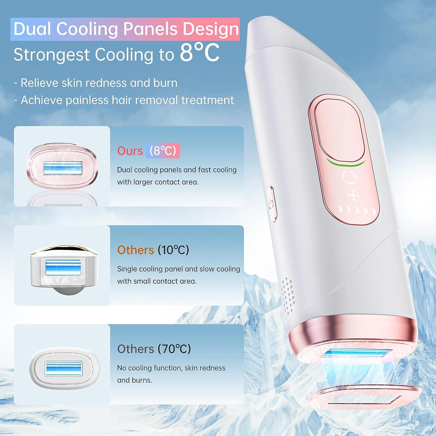 IPL Laser Hair Removal Device for Women and Men | Unlimited Flashes ...