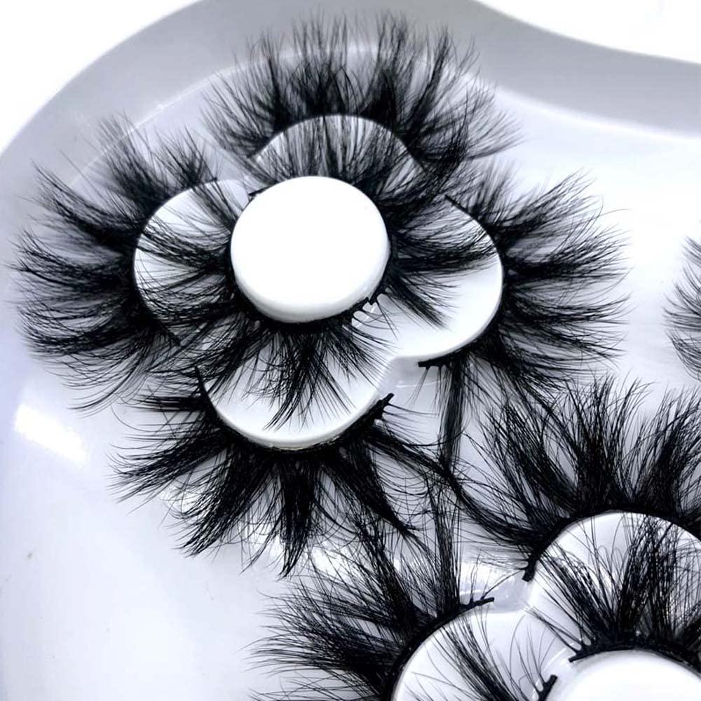 HBZGTLAD 9 Pairs 25mm 5D Mink False Eyelashes - Dramatic Luxury Makeup ...