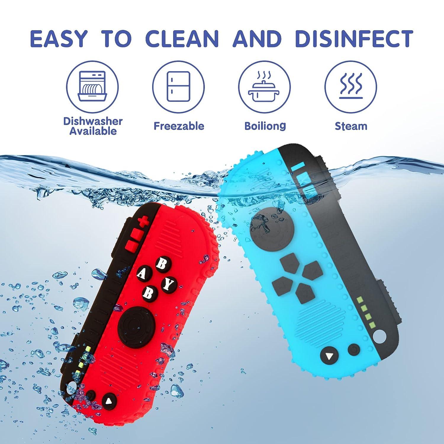 Silicone Baby Teething Toys - Game Controller Teether for Babies 0-12 ...