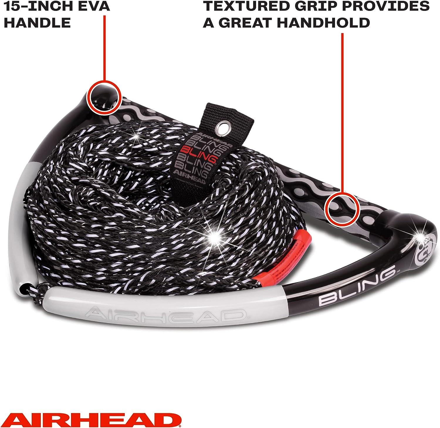 Airhead Bling Stealth Wakeboard Rope - 75-Foot, 5 Section | Premium ...