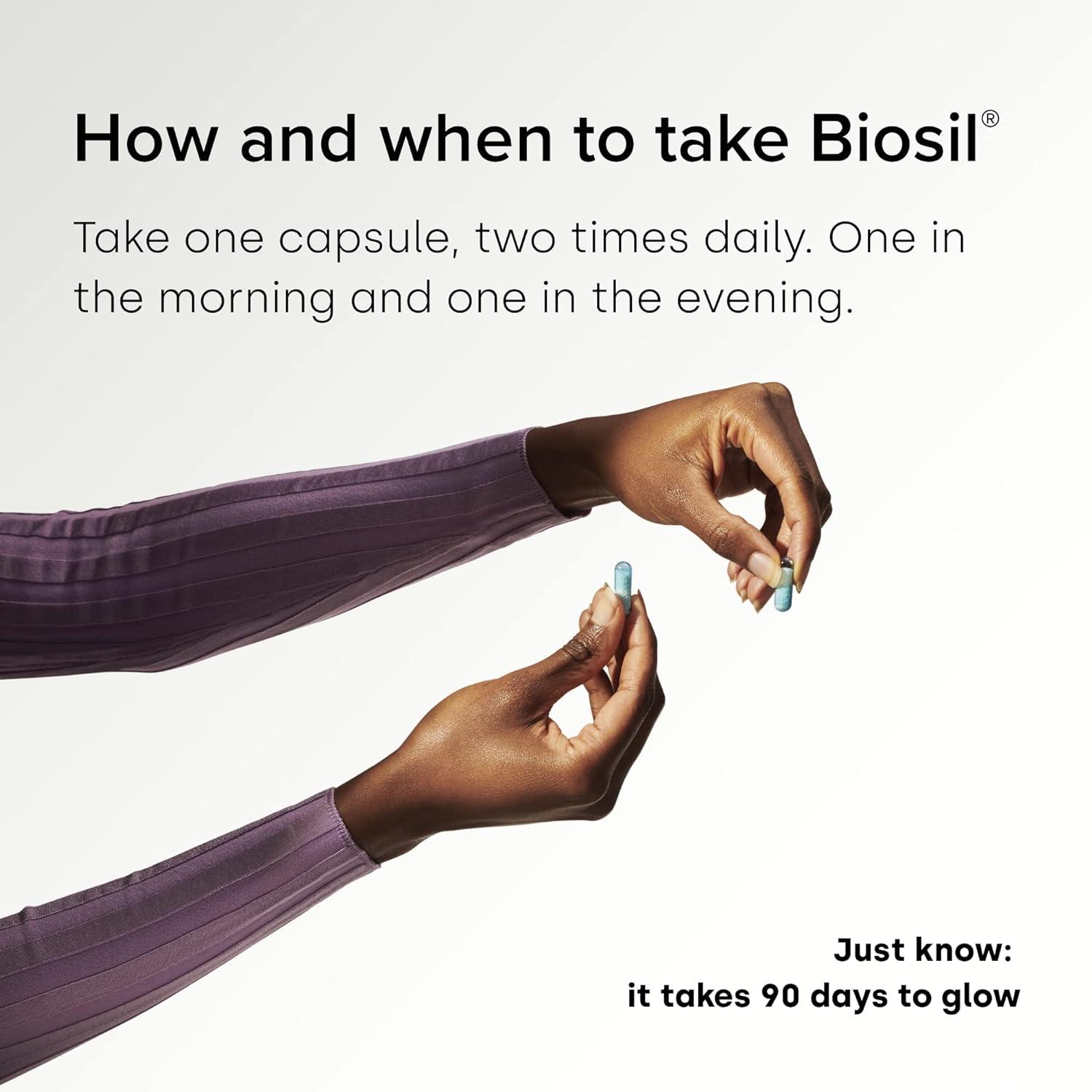 Biosil Healthy Aging Capsules - Beauty, Vitality & Thyroid Support - 60 ...