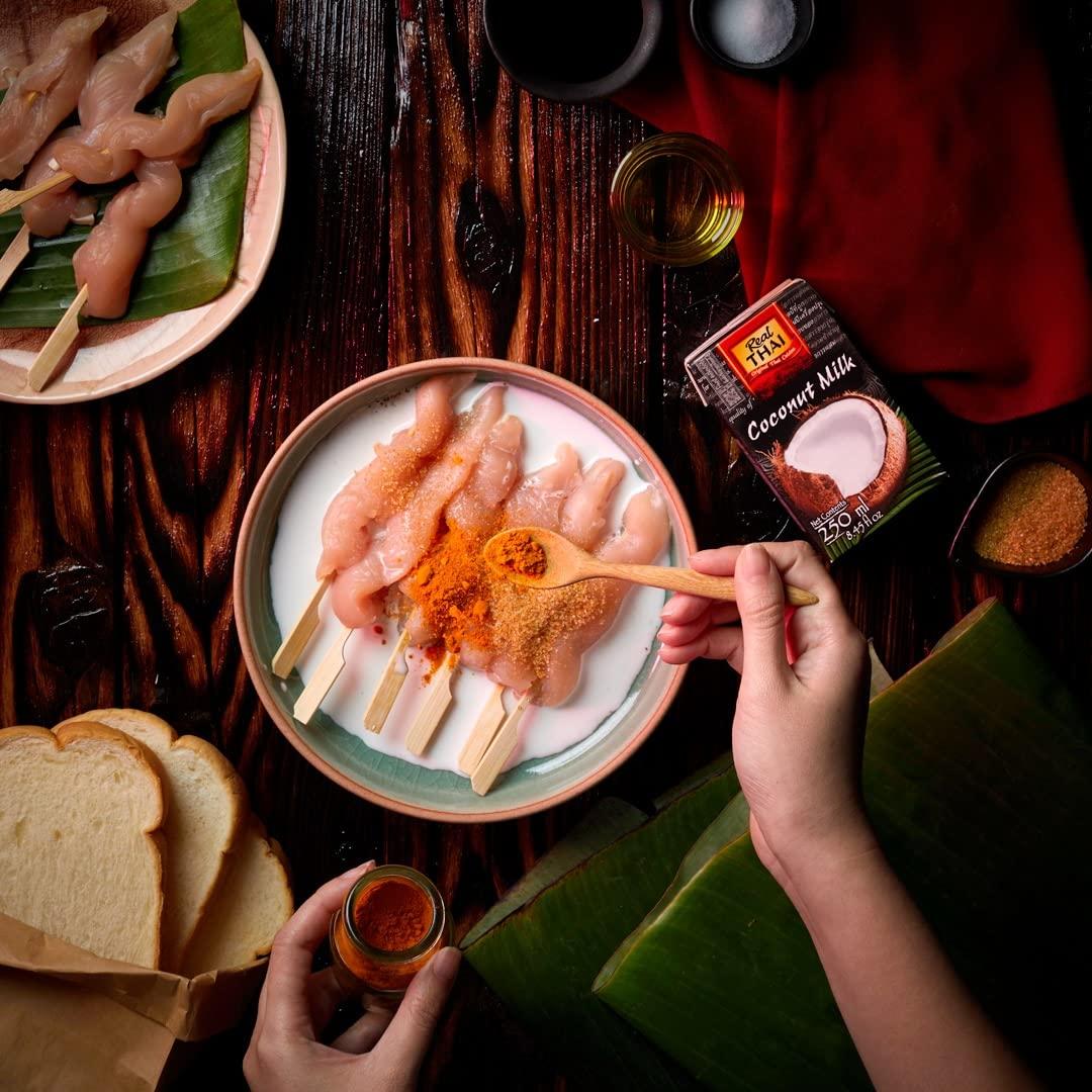 Buy Real Thai Coconut Milk Tetra Pak (250 ml) - Authentic Creamy ...