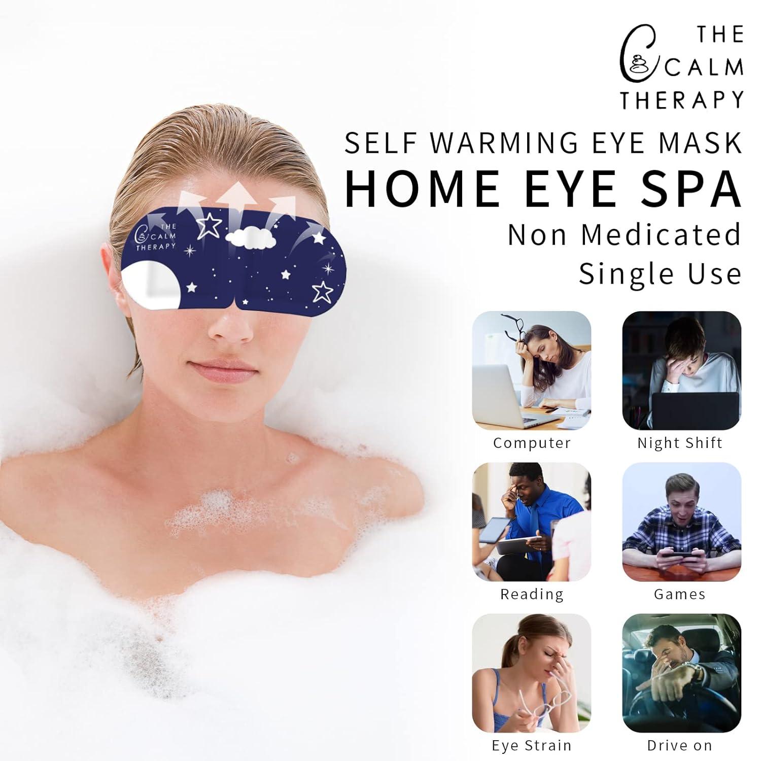 LEYE 16-Pack Lavender Steam Eye Mask for Dry Eyes, Dark Circles ...