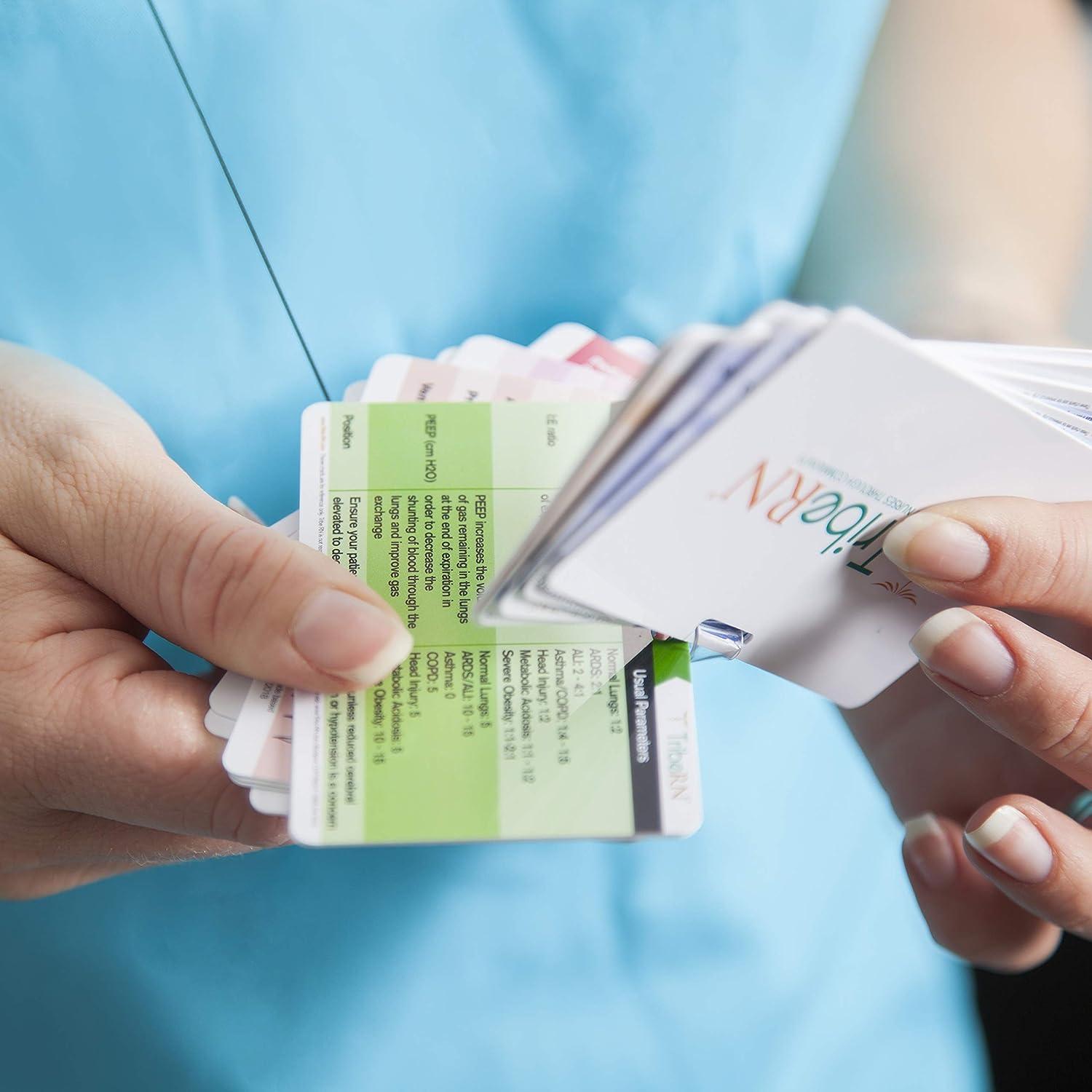 Cardiac BadgeGuru Set by Tribe RN - 5 Nursing Badge Reference Cards for ...