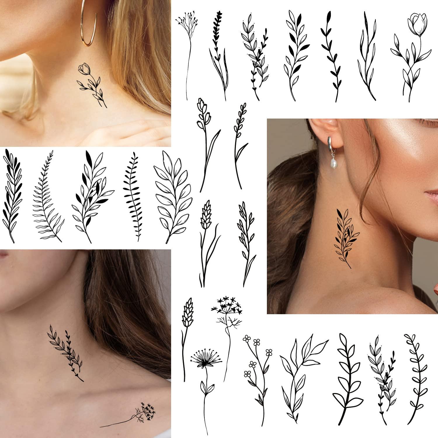 plant tattoos for women