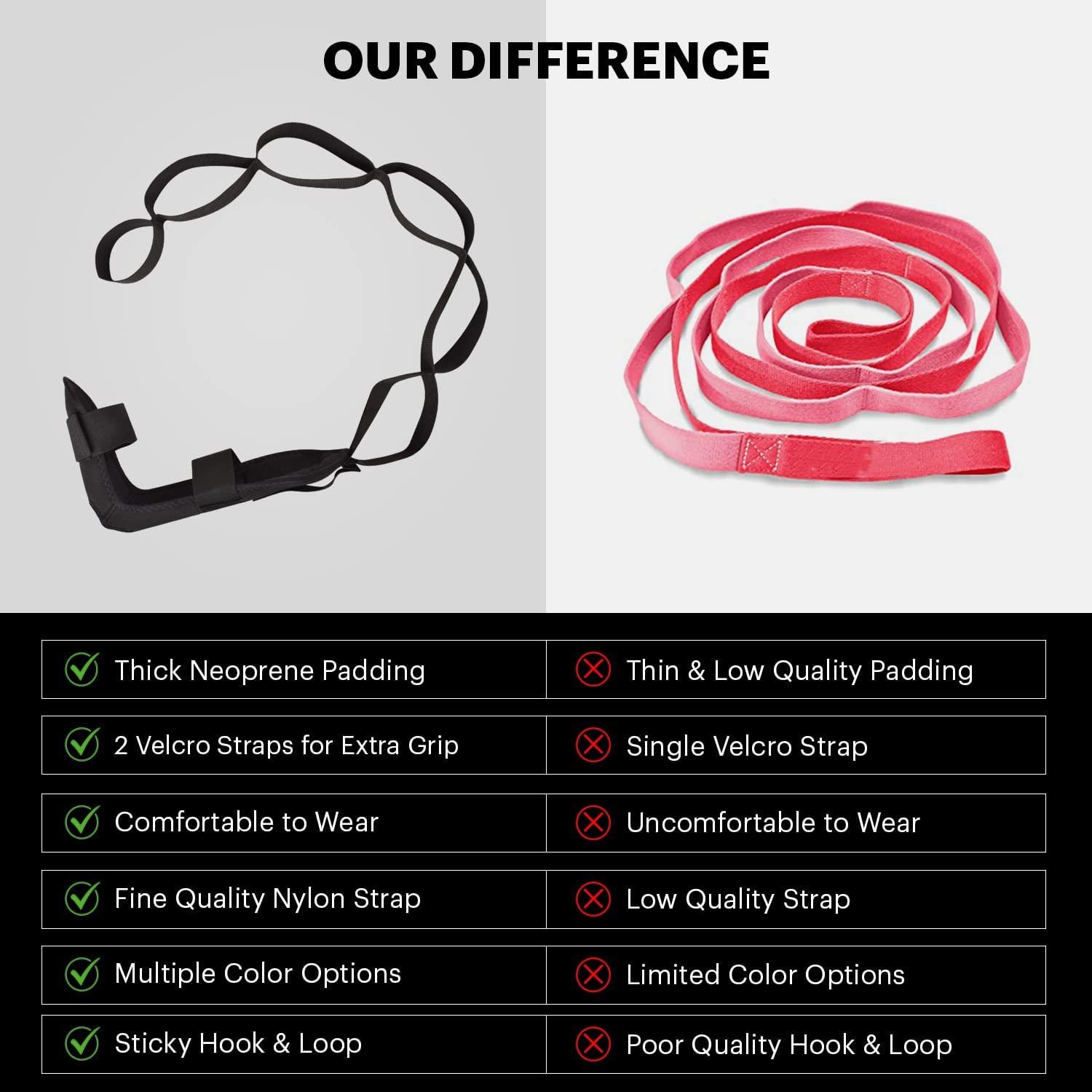 Black Moose Calf & Foot Stretcher for Plantar Fasciitis - Leg ...