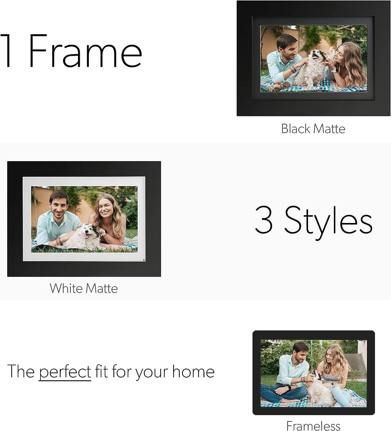 Brookstone PhotoShare 10 Smart Digital Picture Frame | WiFi | 8 GB ...