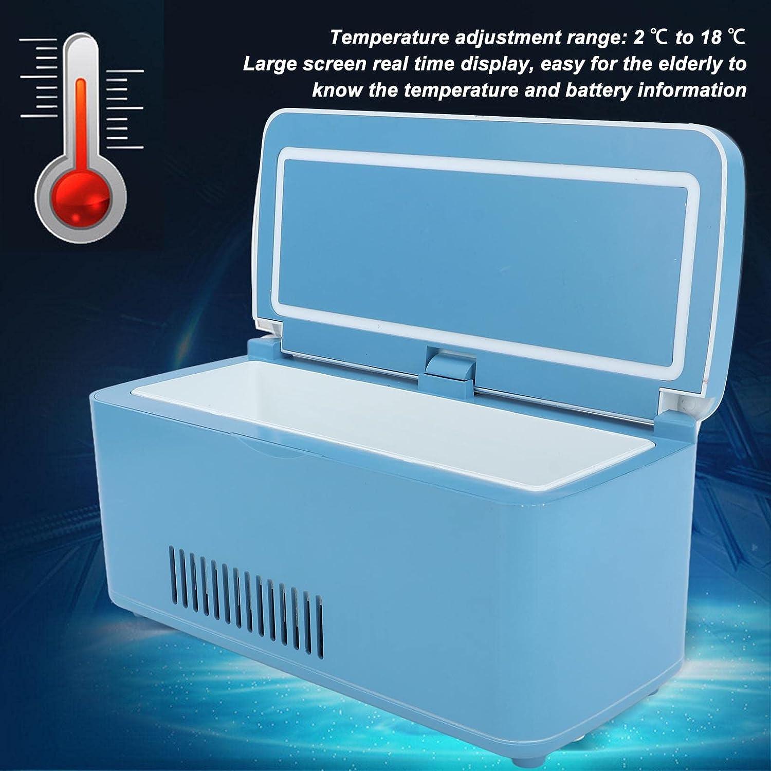 Drugs Cooler Insulin Box Portable Constant Temperature Large Display ...